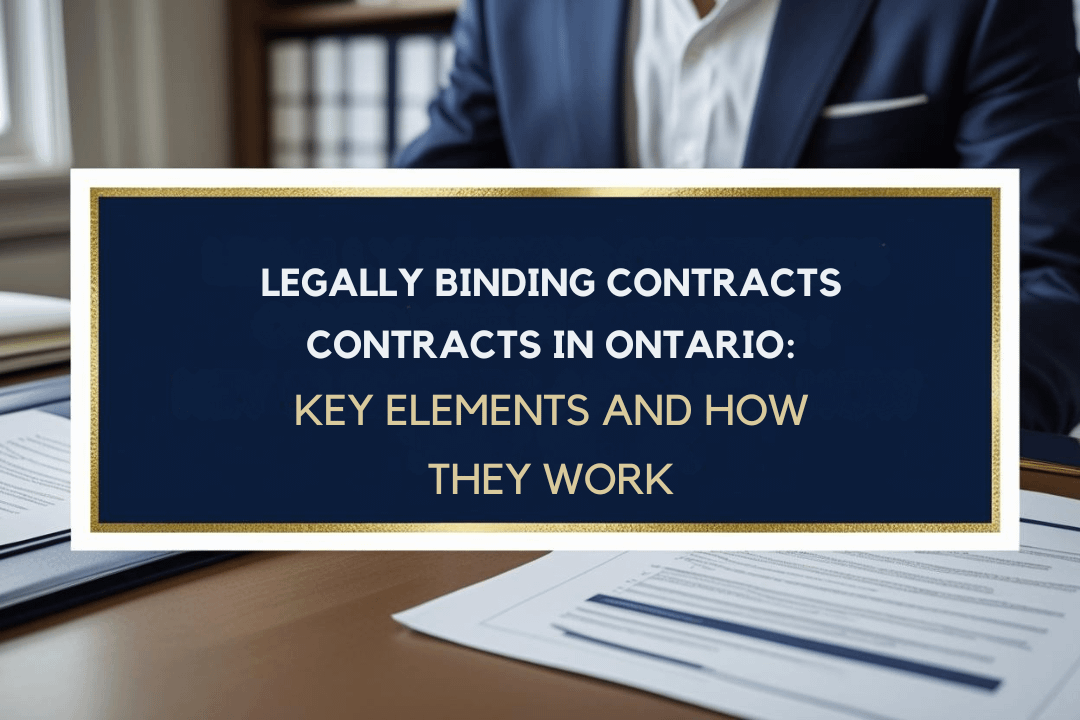 Legally Binding Contracts in Ontario: A Complete Guide